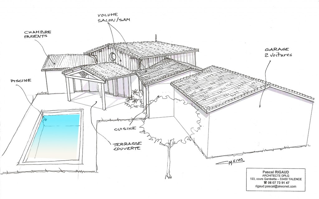 Axonométrie - Pascal Rigaud Architecte dplgPascal Rigaud Architecte dplg